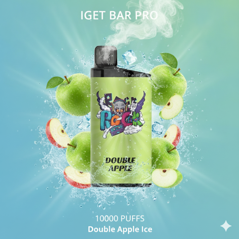 IGET BAR Double Apple Ice Review: The Ultimate 3500 Puffs Experience ...